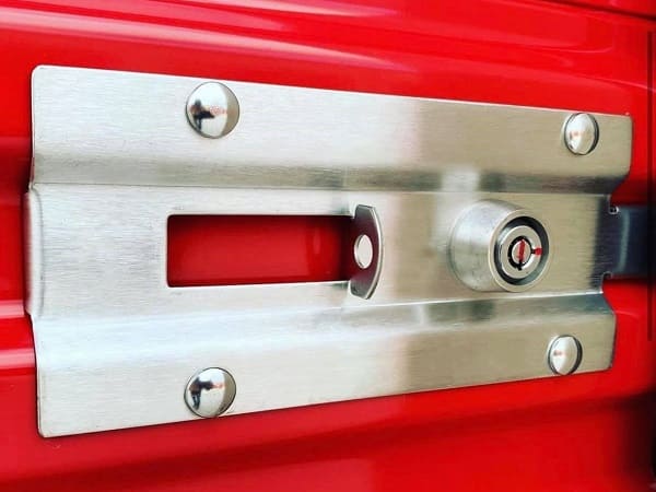 4 Bolt Stainless Steel Cylinder Lock Latch