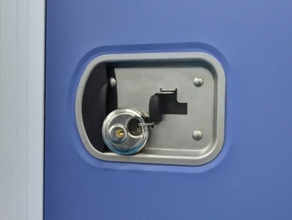 Recessed Latches & Locks for Self Storage Doors