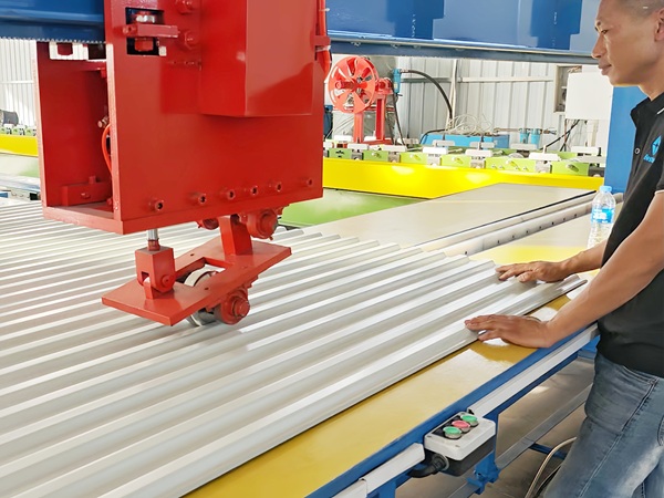 Roll Up Door Seaming Machine